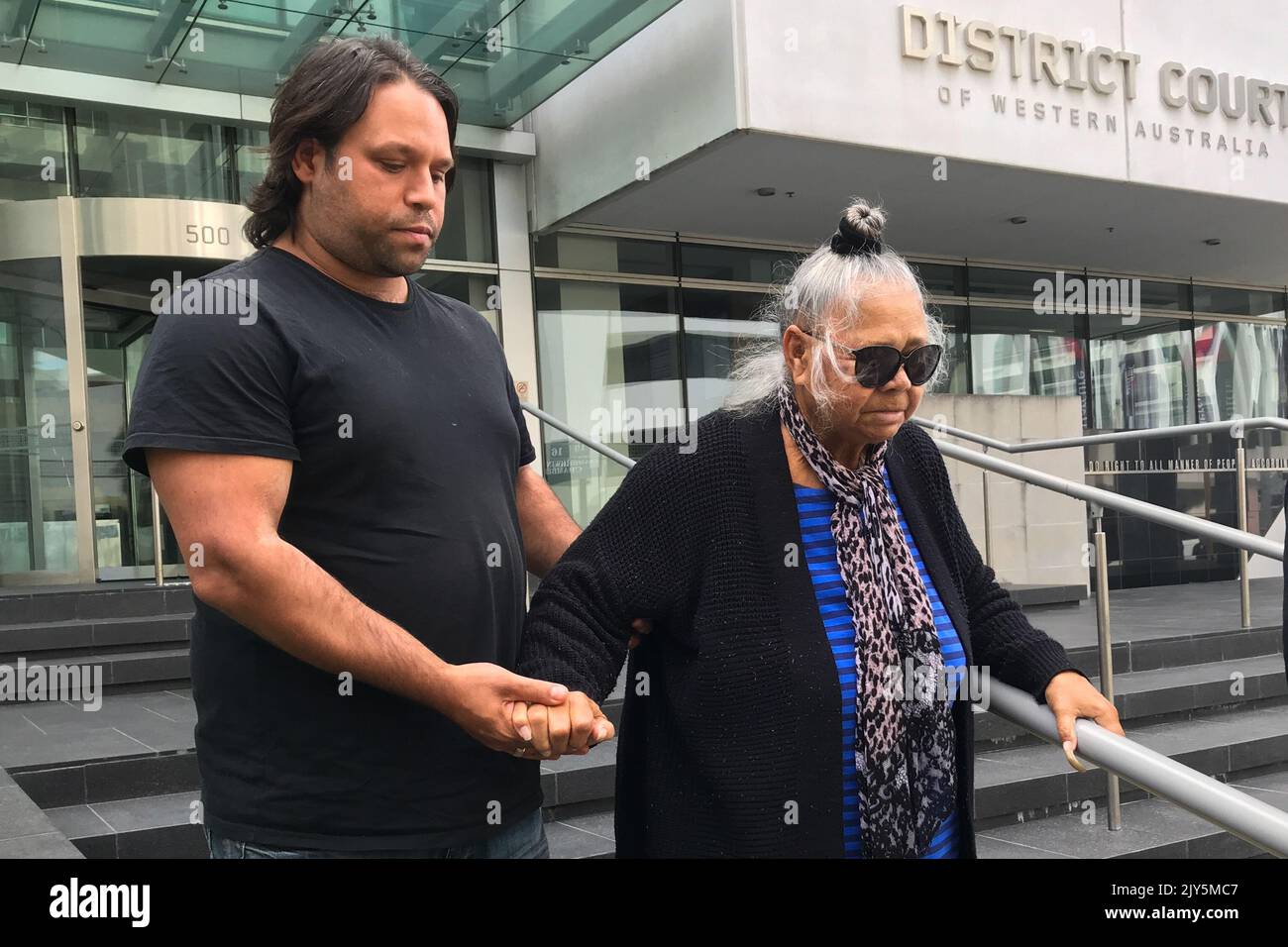 The family of Margaret Indich, including her mother Irene, leave the WA ...