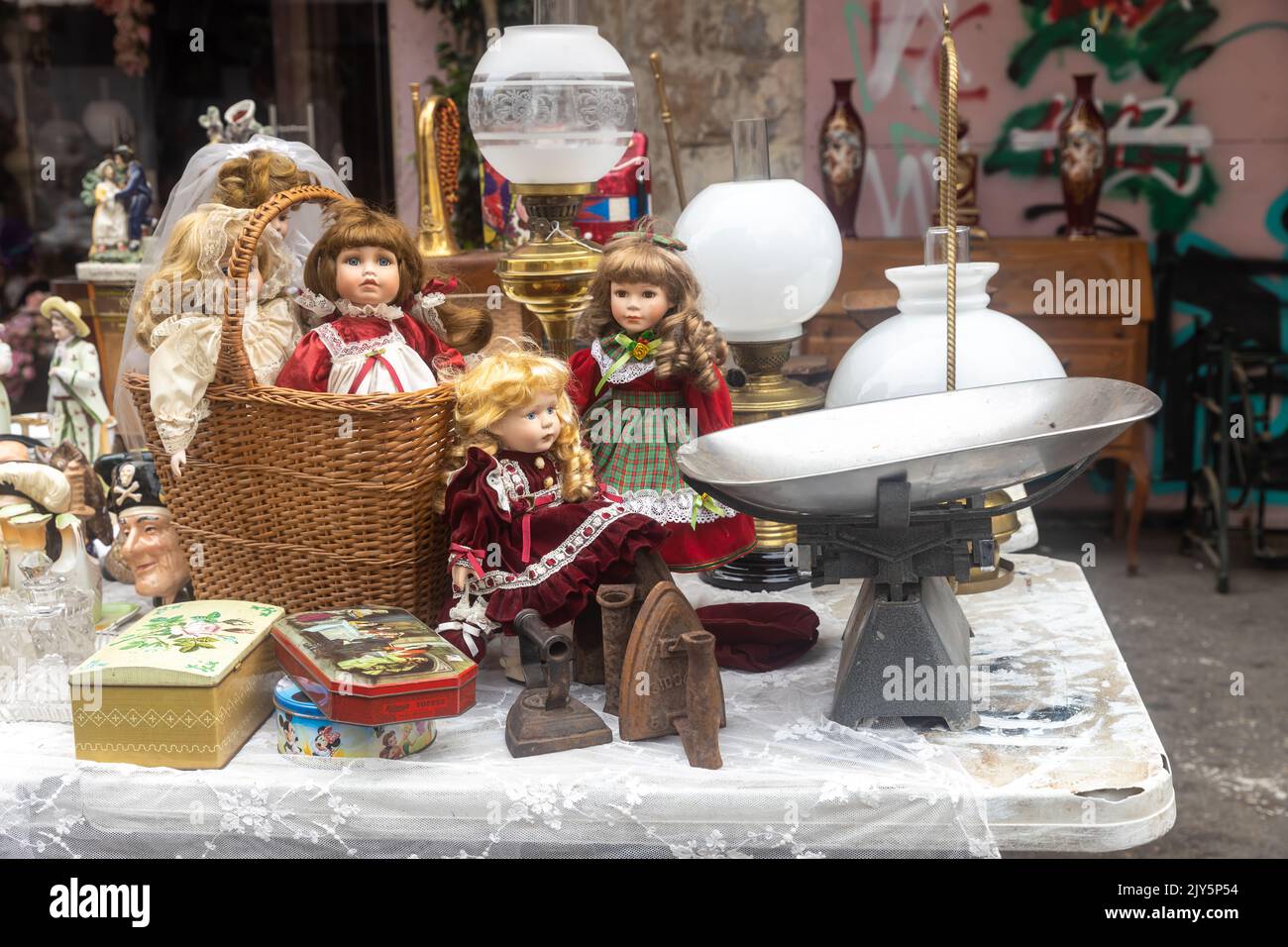 Haifa, Israel - September 02, 2022, Soviet-made baby doll in the style ...