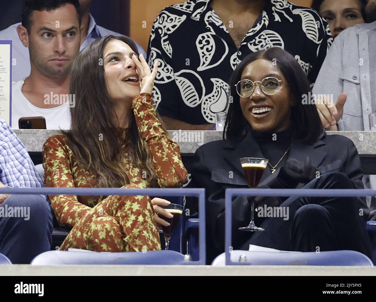 Flushing Meadow, United Stated. 07th Sep, 2022. Emily Ratajkowski ...
