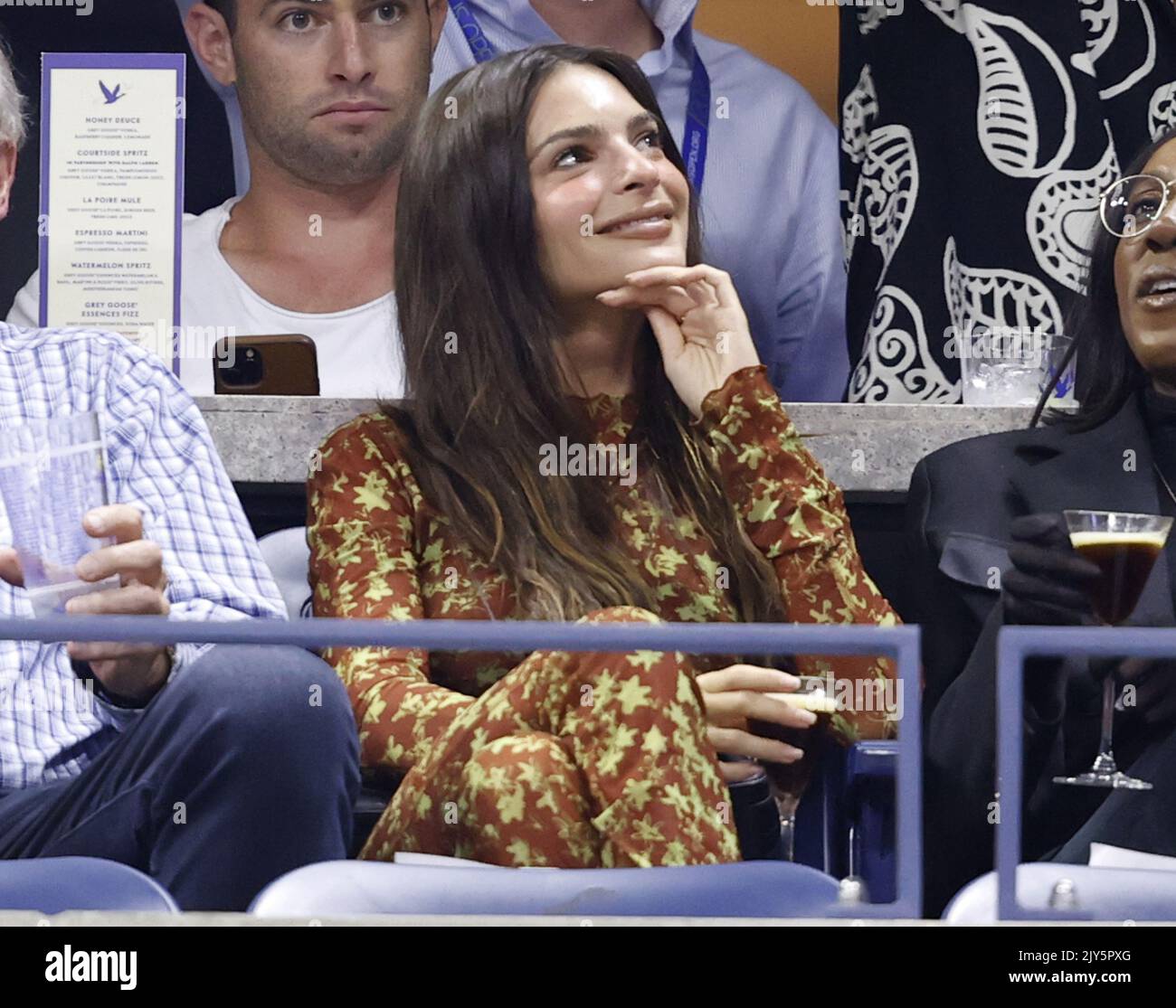Flushing Meadow, United Stated. 07th Sep, 2022. Emily Ratajkowski ...