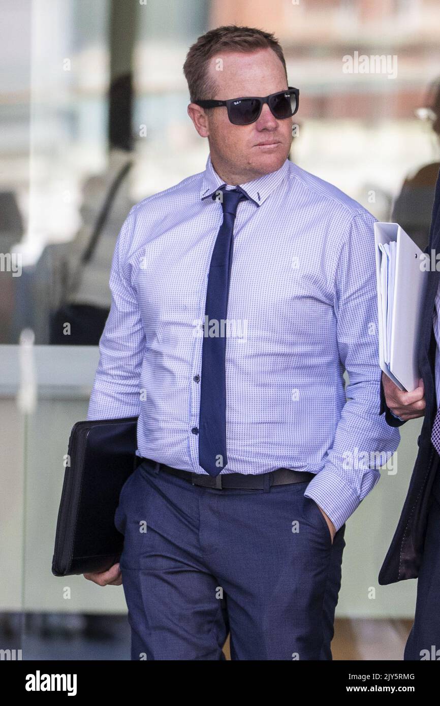Shane Robert Graham is seen leaving the Brisbane District Court ...