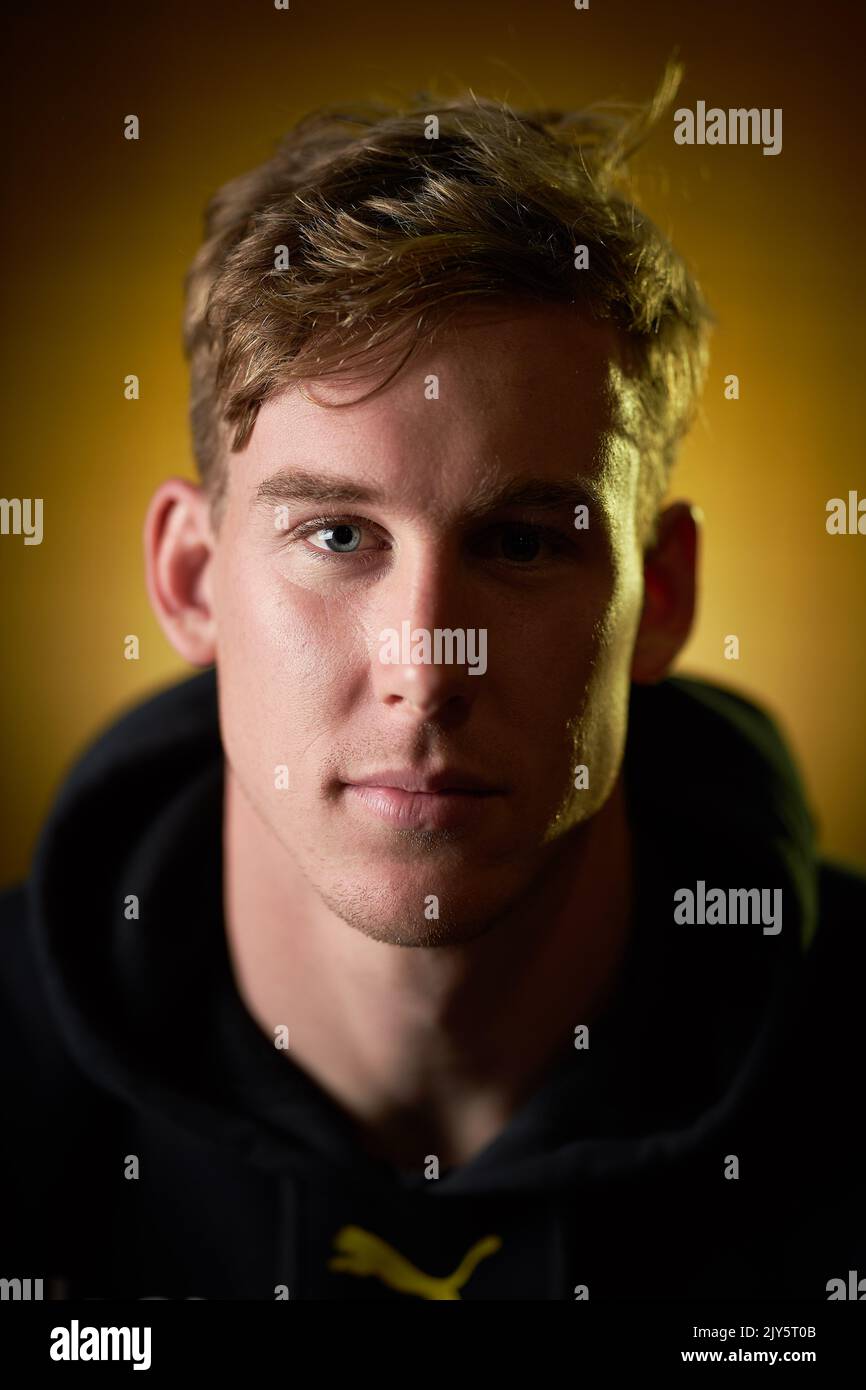 Richmond Tiger player Tom Lynch poses for a portrait at Punt Road Oval ...