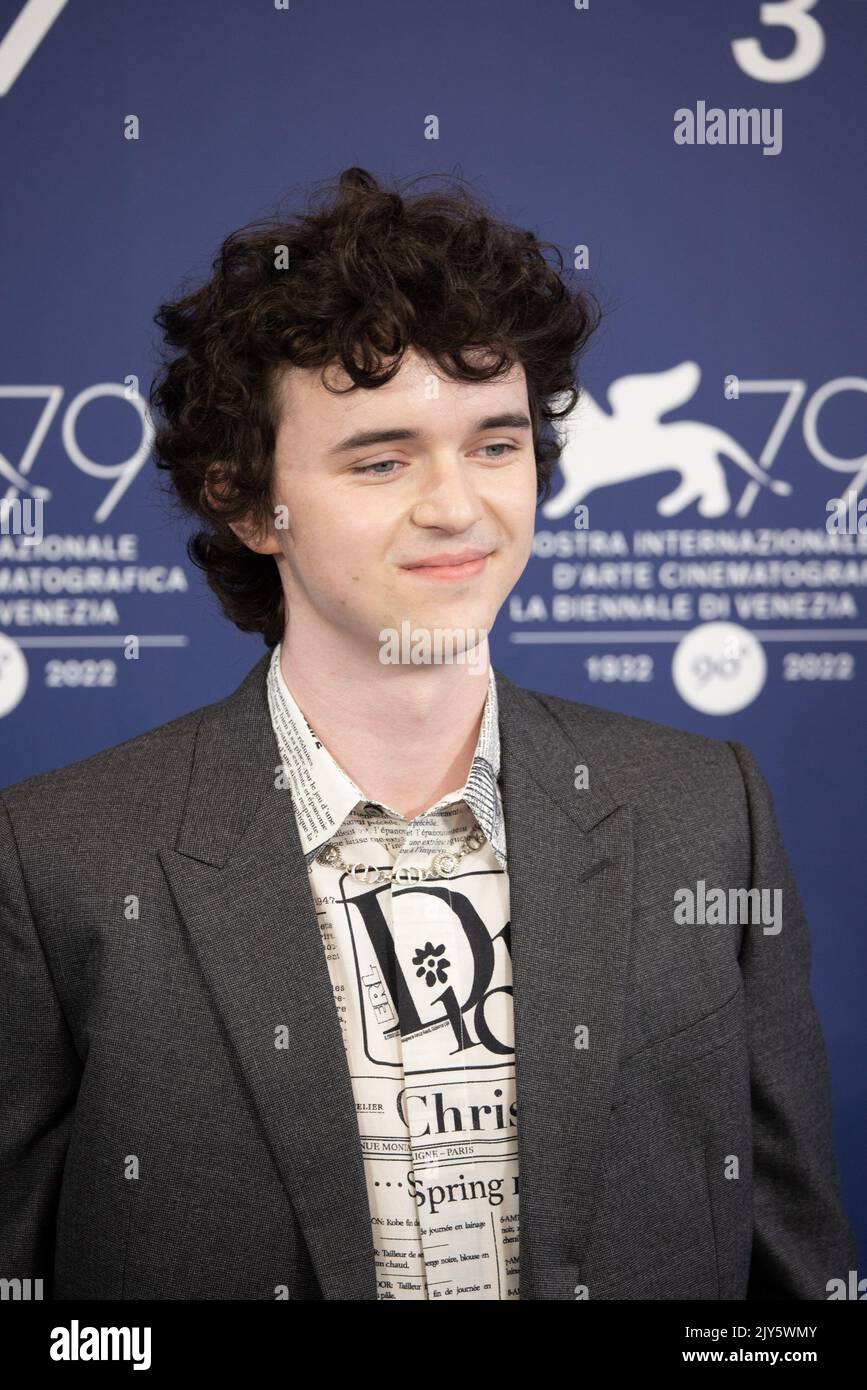 Lido Di Venezia, Italy. 07th Sep, 2022. (From L) Australian actor Zen ...