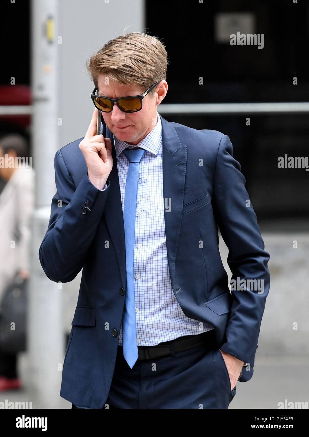 Jarrod McLean arrives to the Supreme Court of Victoria in Melbourne ...