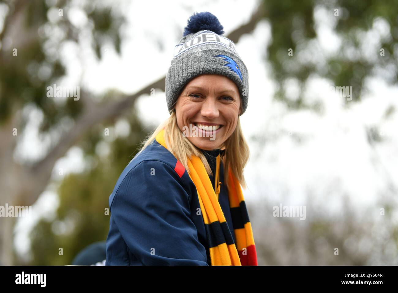 Erin Phillips of the Adelaide Crows is seen during the AFL Grand Final ...