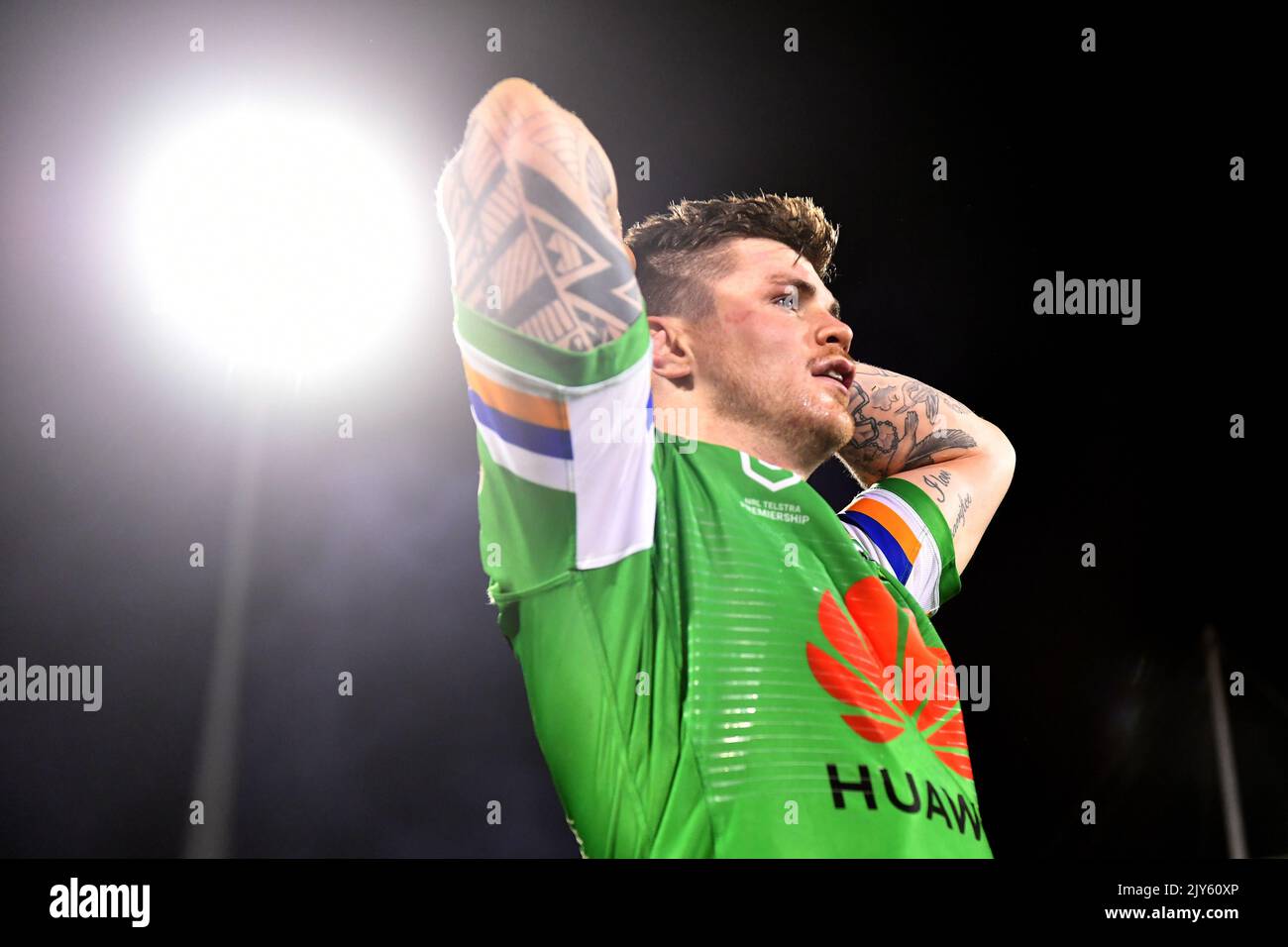 John Bateman of the Raiders during the NRL Preliminary Final match ...