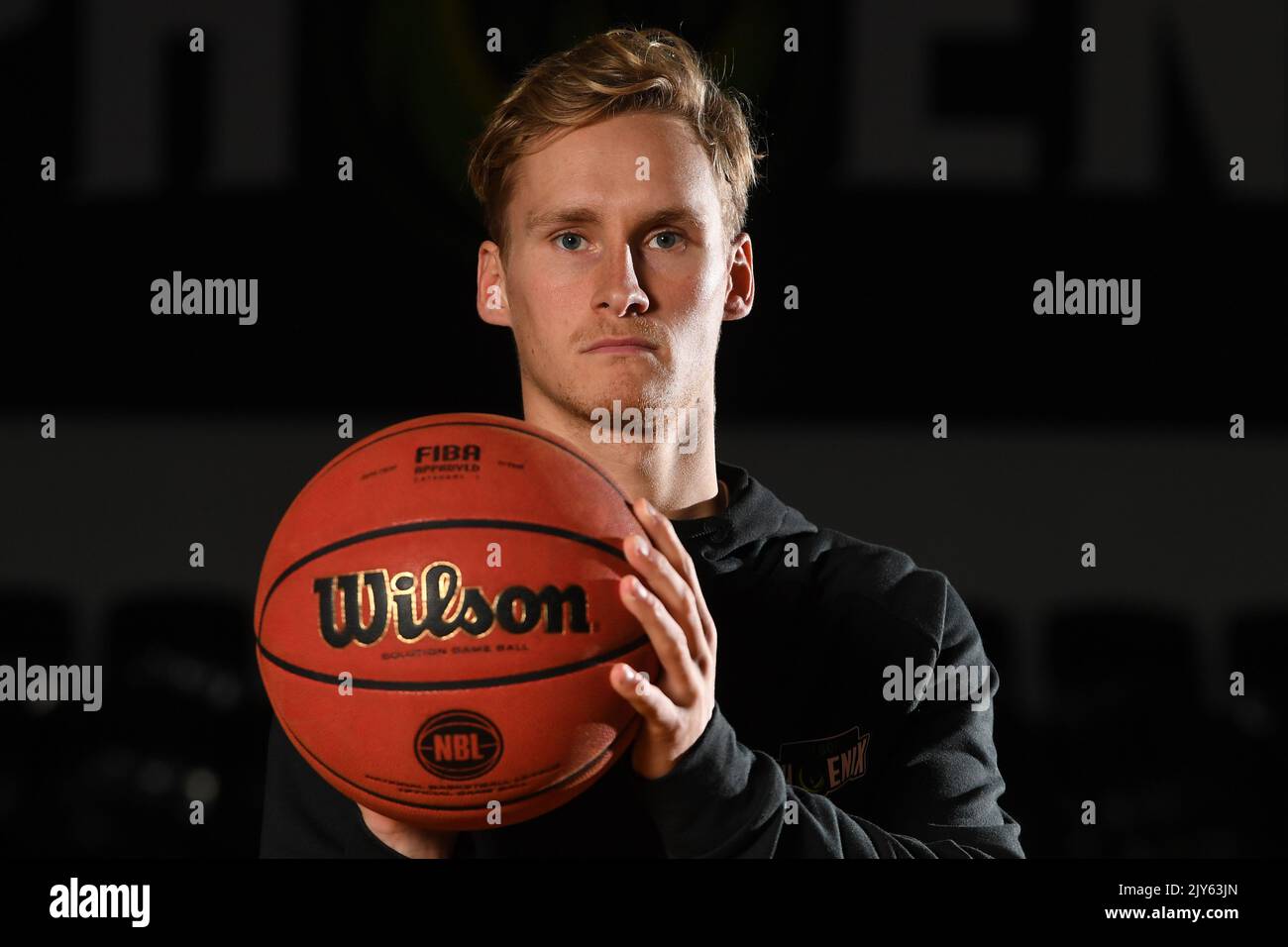 (L-R) Kyle Adnam of Melbourne Phoenix poses for a photograph at the ...