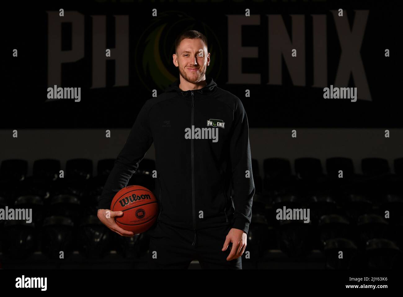 Mitch Creek of the Melbourne Phoenix poses for a photograph at the ...