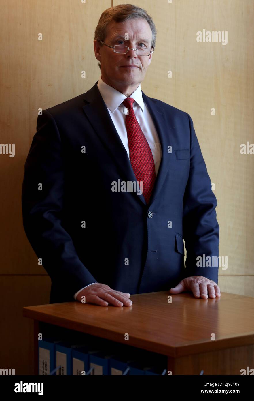 New SA coroner David Whittle poses for a photograph at Coroner's Court ...