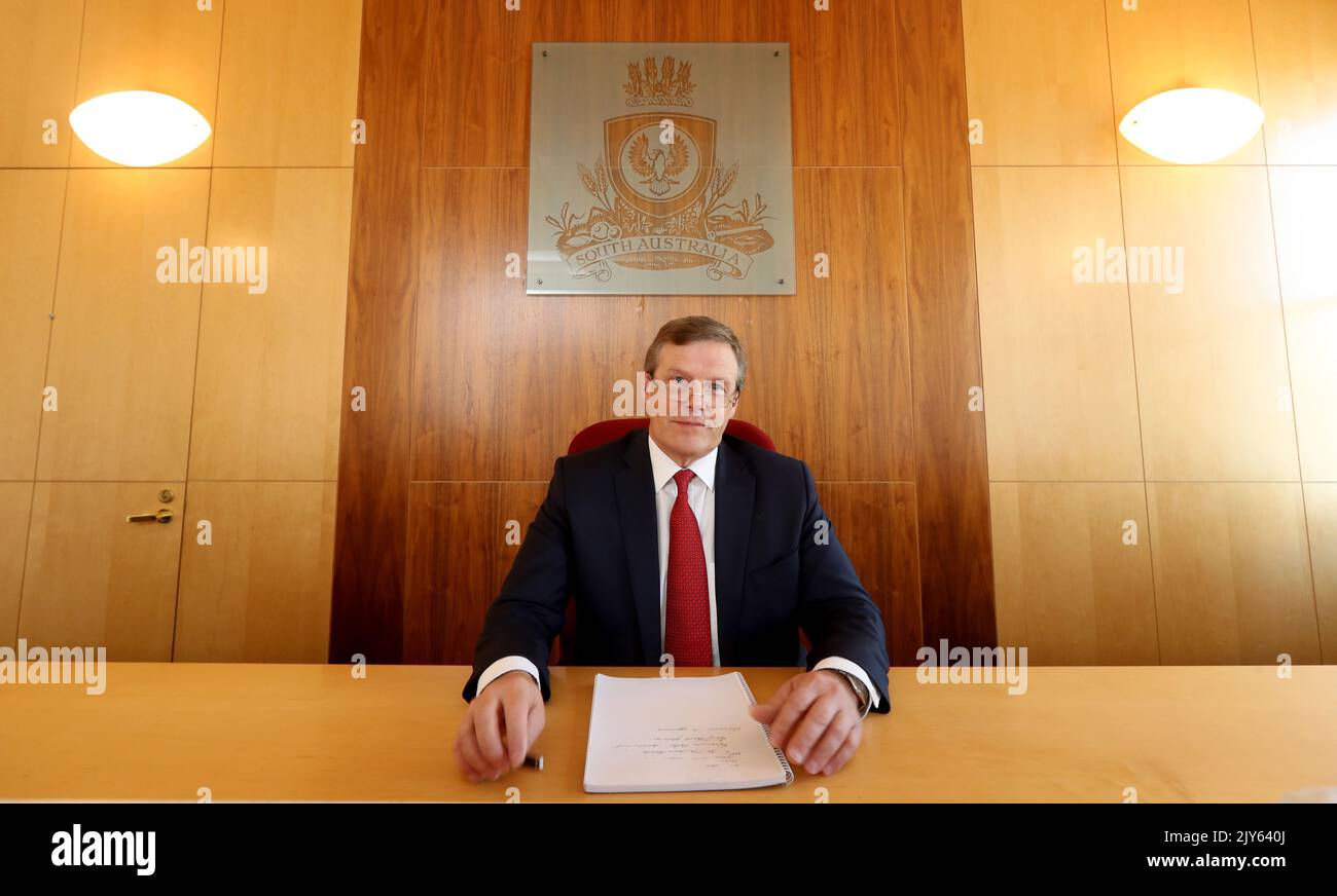 New SA coroner David Whittle poses for a photograph at Coroner's Court ...