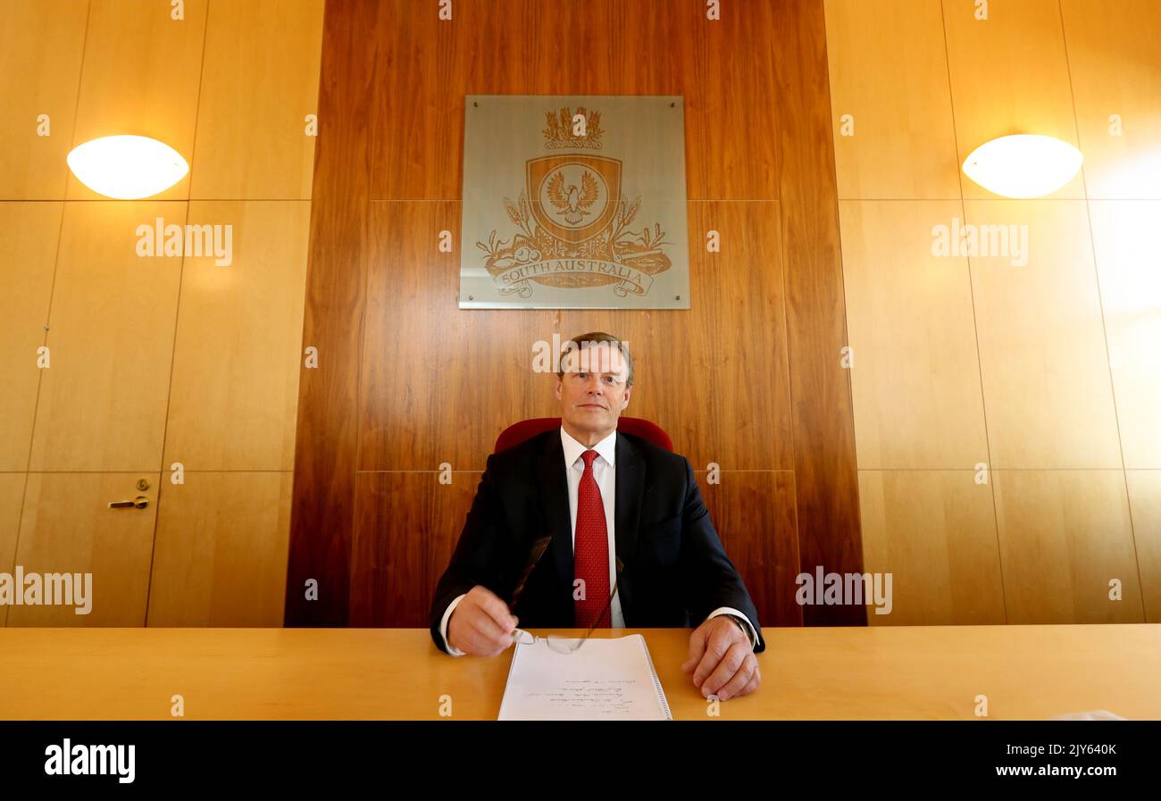 New SA coroner David Whittle poses for a photograph at Coroner's Court ...