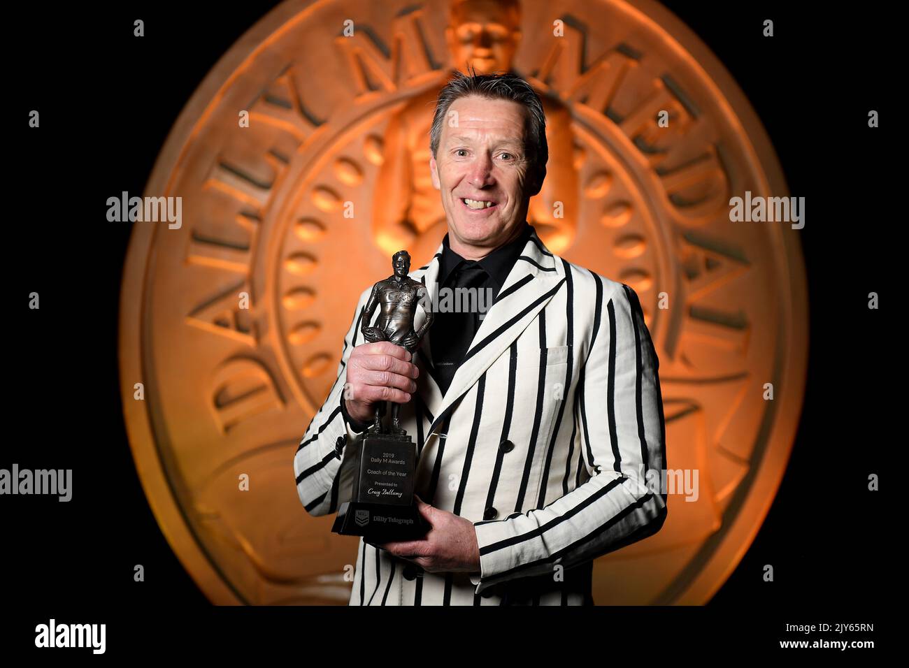 Melbourne Storm coach Craig Bellamy poses for a photograph after ...