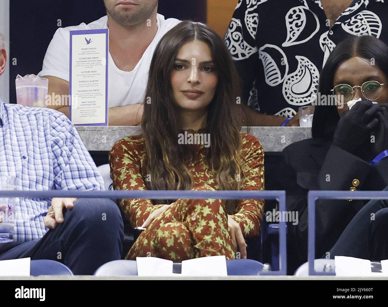 Flushing Meadow, United Stated. 07th Sep, 2022. Emily Ratajkowski ...