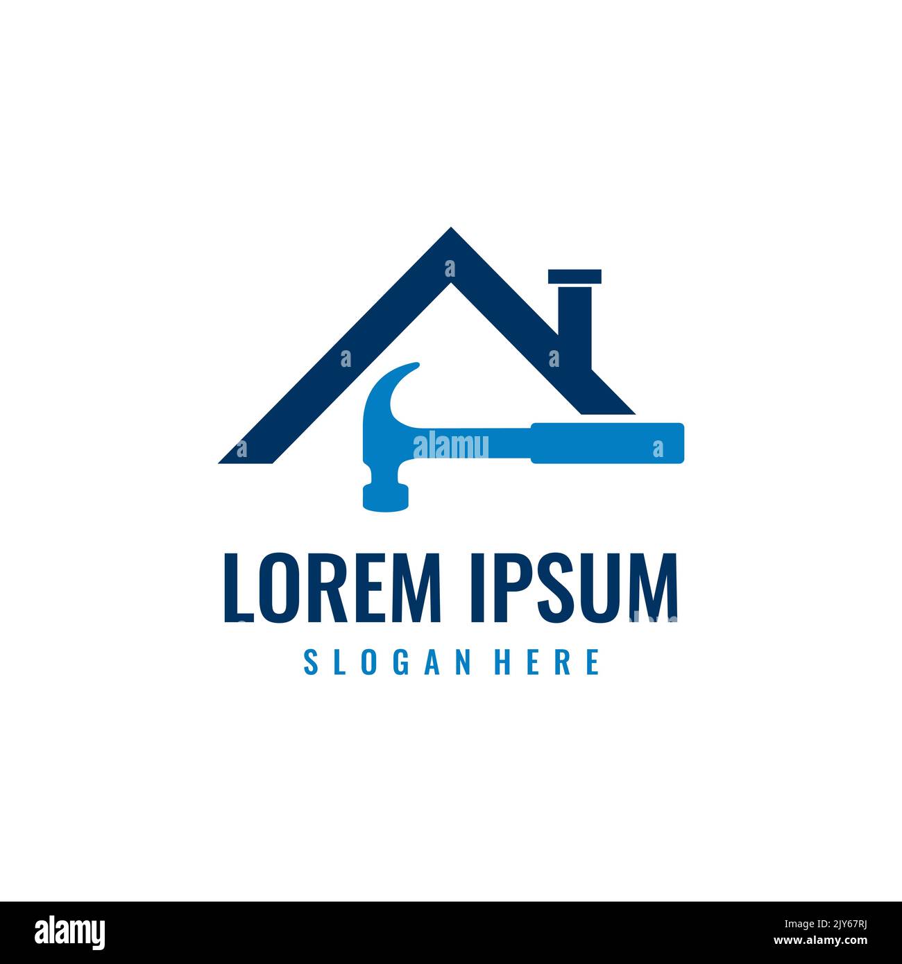 Home Construction Logo Design Template. House Building Store Logo ...