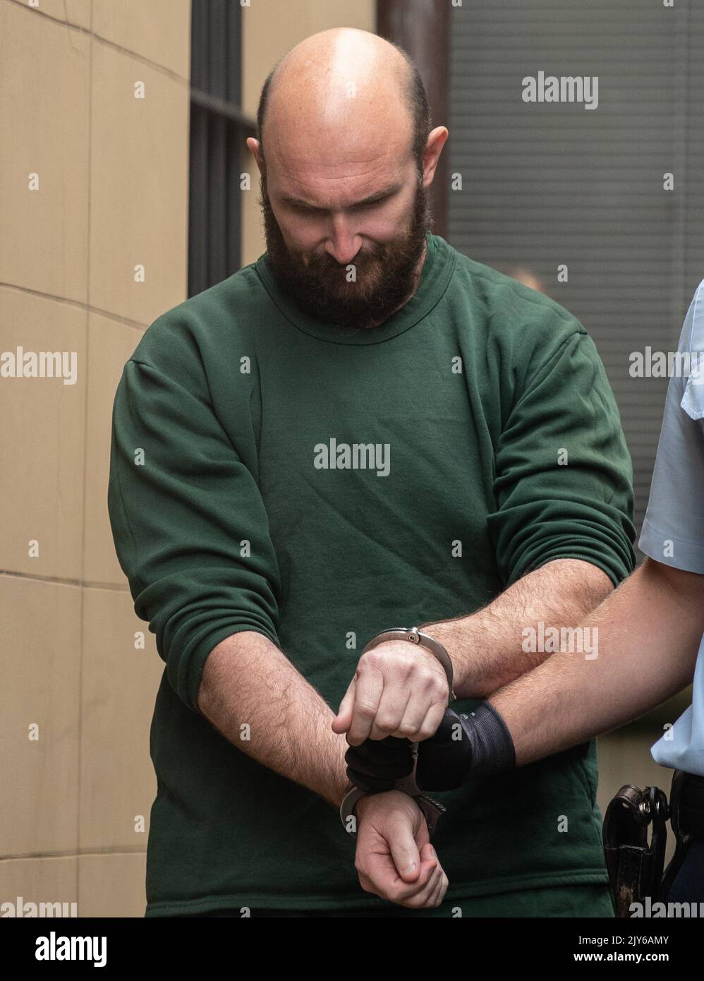 Phillip Thompson leaves the Supreme Court in Sydney, Tuesday, October 8 ...