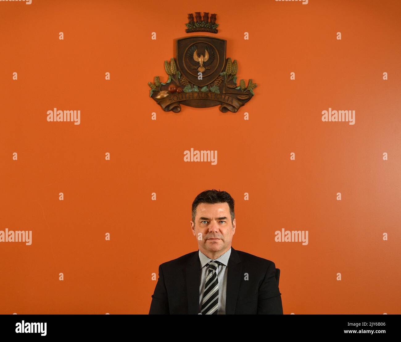 Judge Mark Semmens poses for a photograph at the Coroner's Court of ...