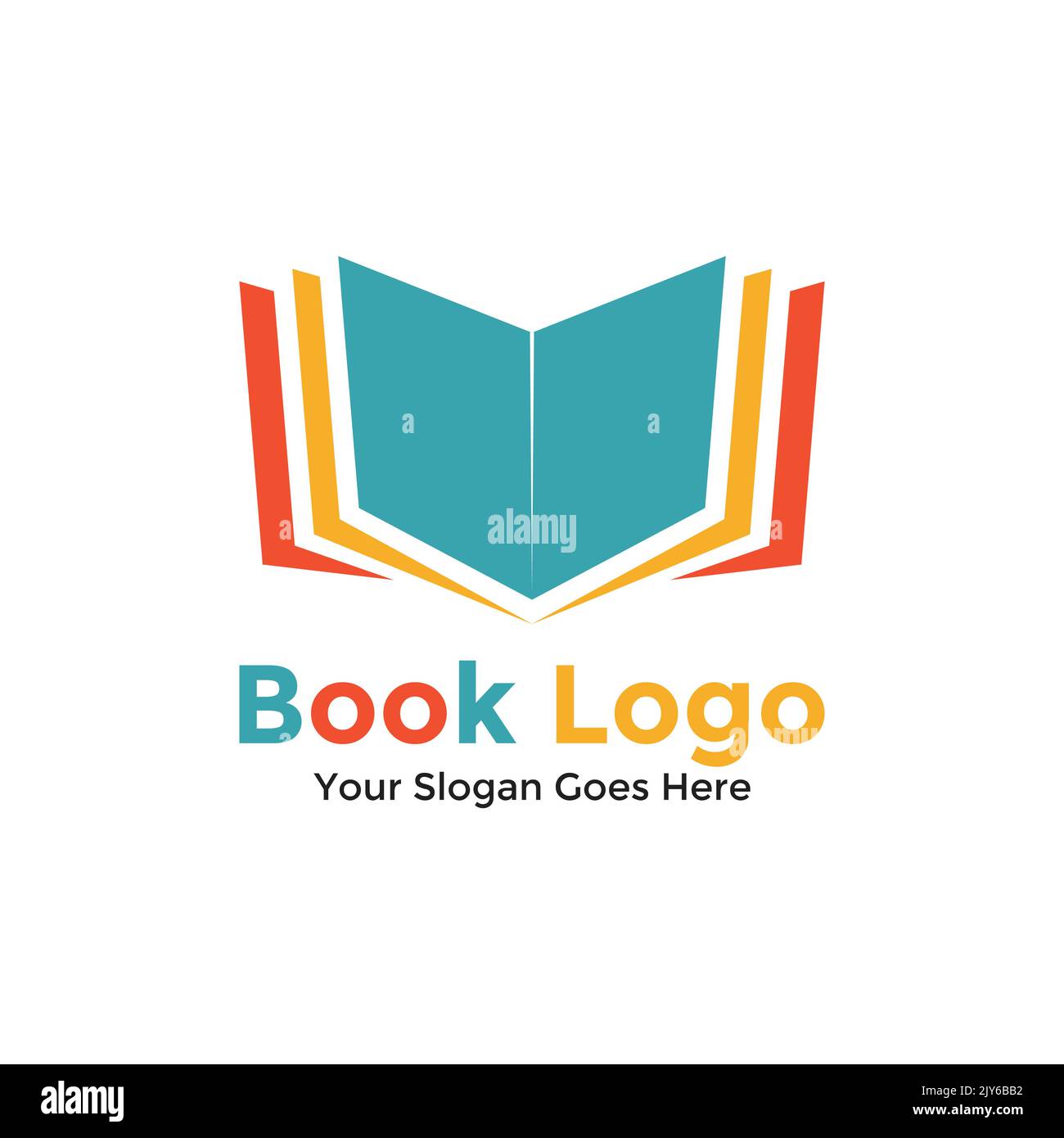 Book Logo Design Template. Vector illustration. Creative education logo ...