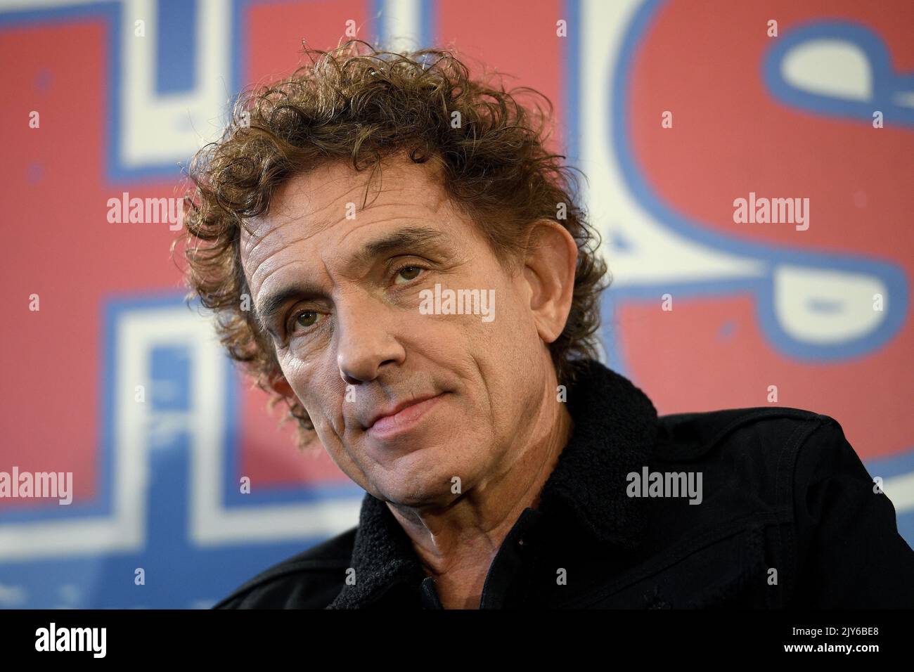 Ian Moss of Australian rock band Cold Chisel speaks during a press ...