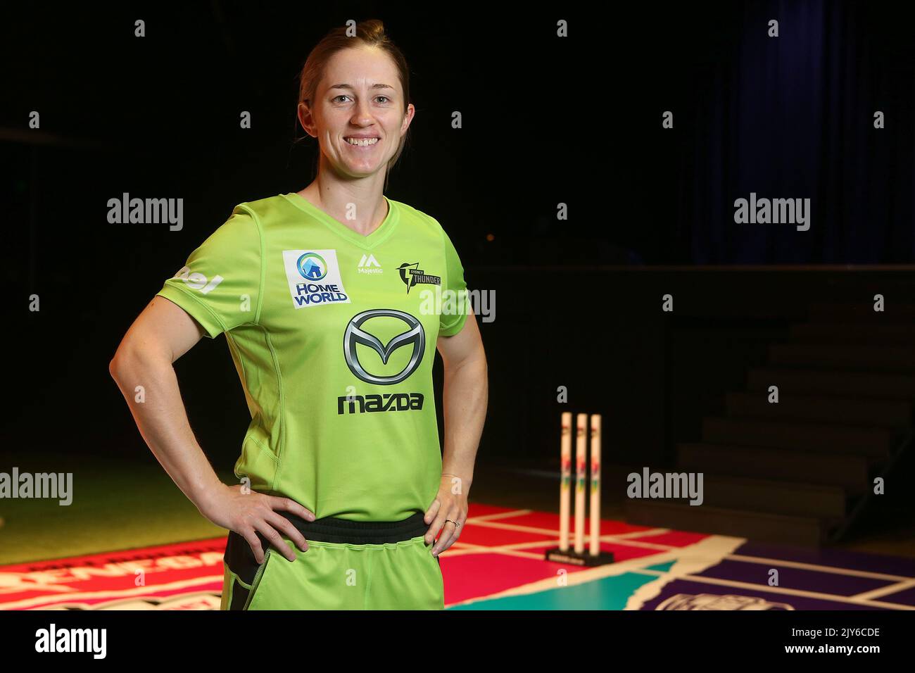 Rachael Haynes of the Sydney Thunder poses during the WBBL season ...