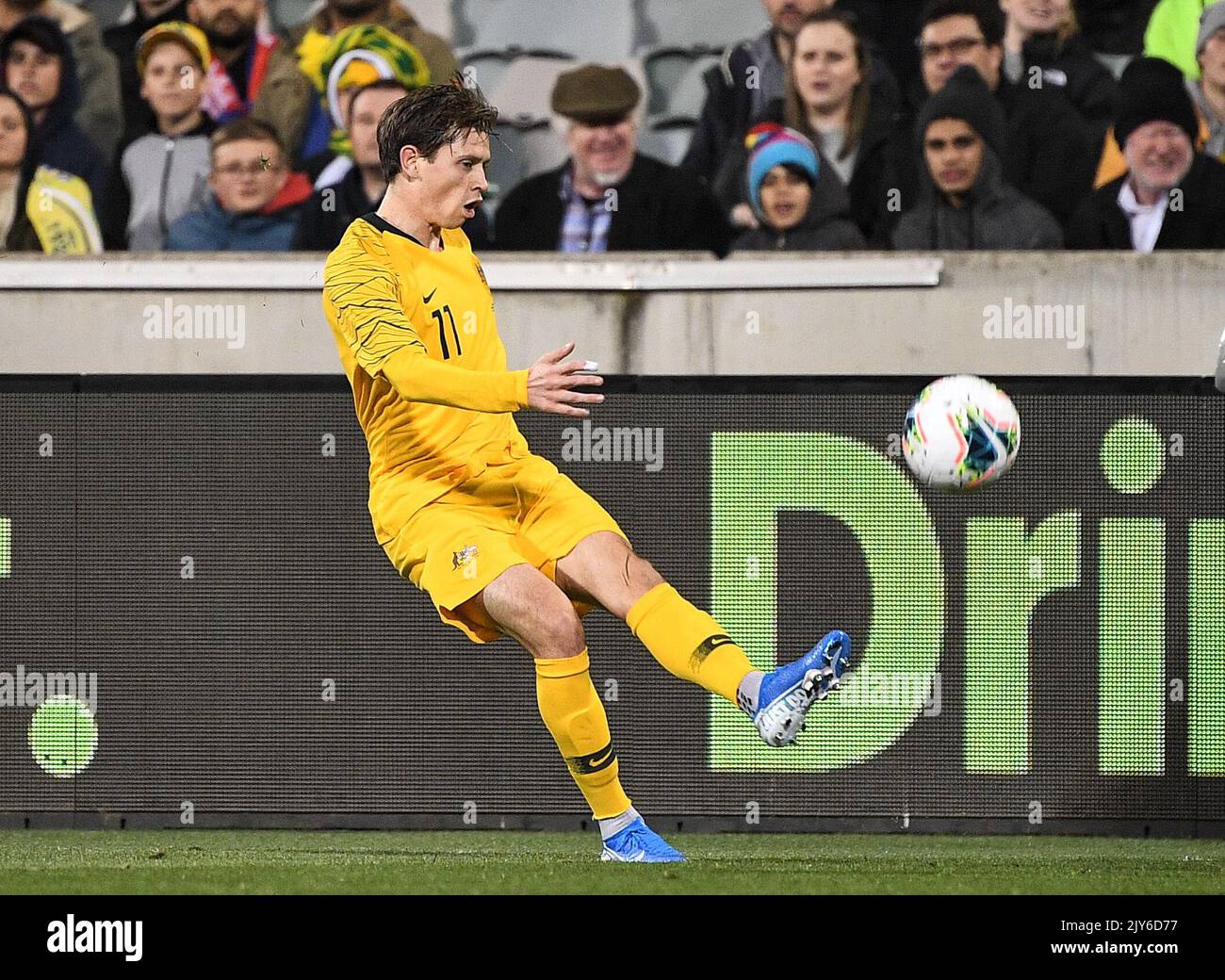 Craig Goodwin of Australia in action during the FIFA World Cup Asian ...