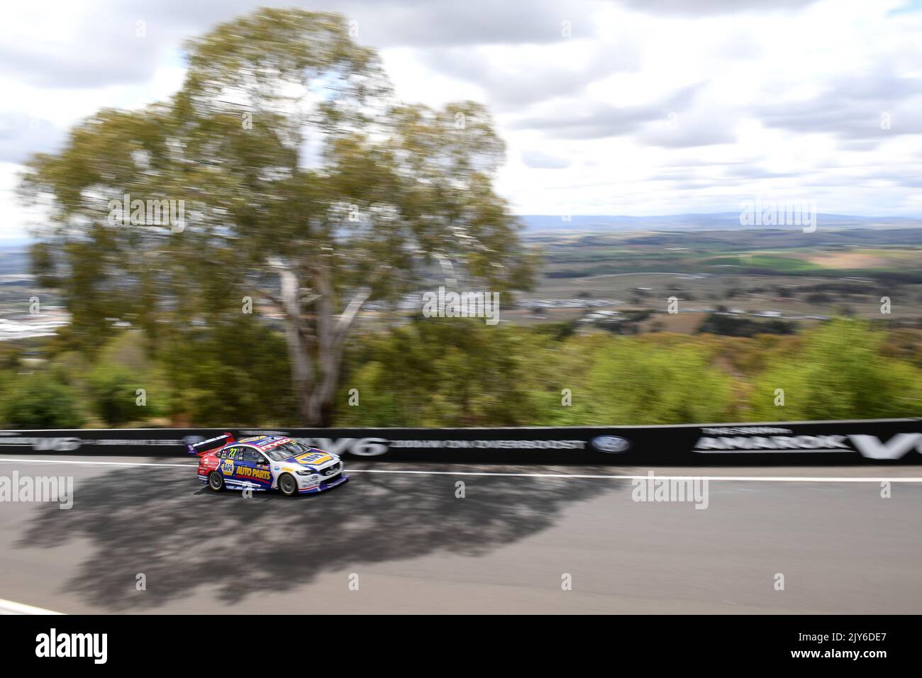 Alexander Rossi in the Napa Auto Parts Holden during practice ahead of ...