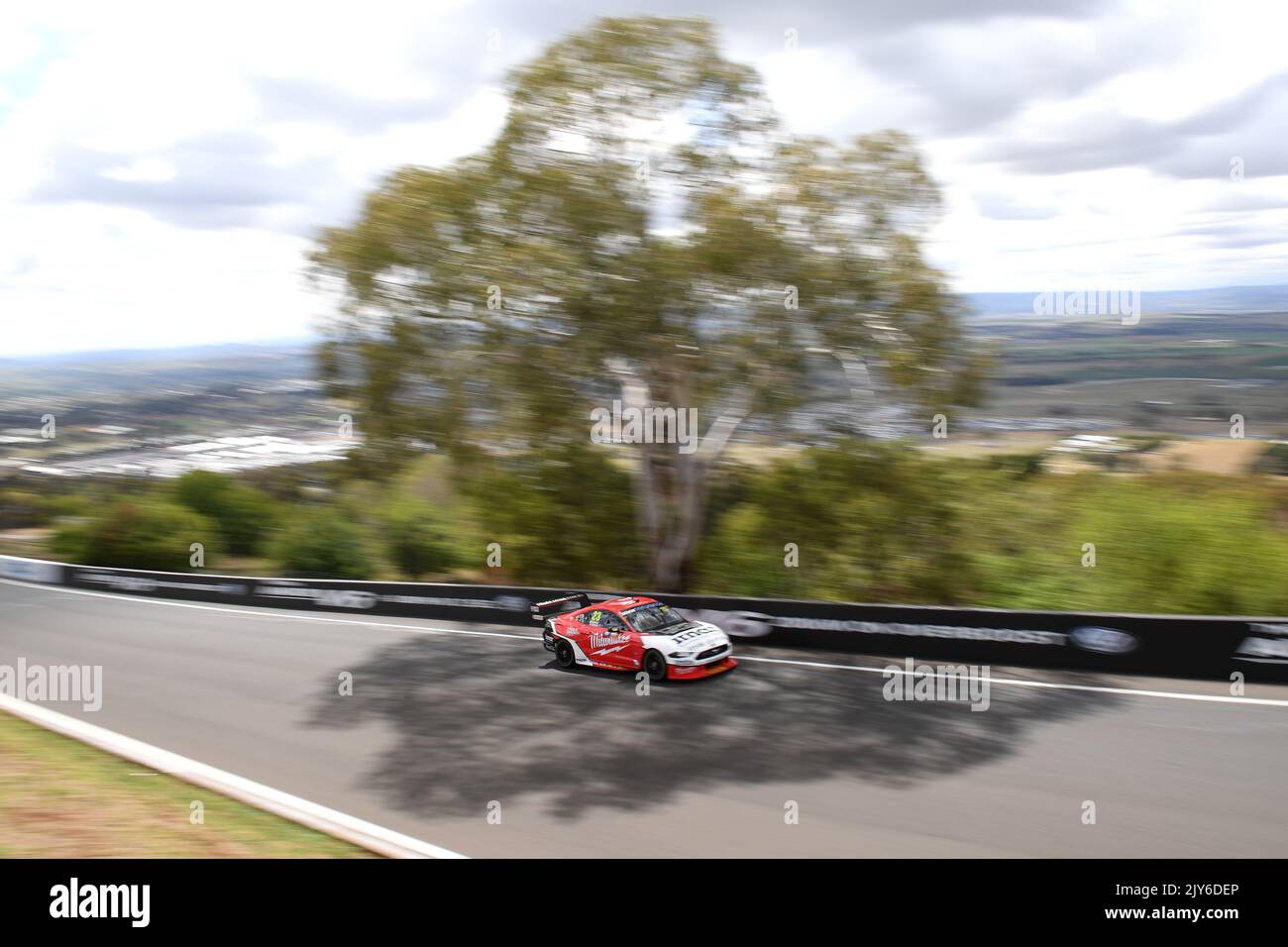 Will Davison in the Milwaukee Racing Ford during practice ahead of the ...