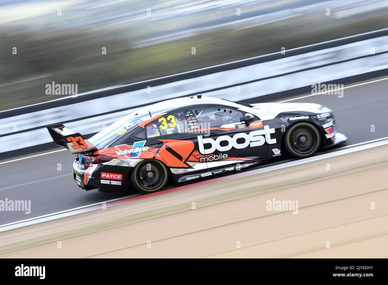 Richie Stananway in the Boost Mobile Racing Holden during practice ...