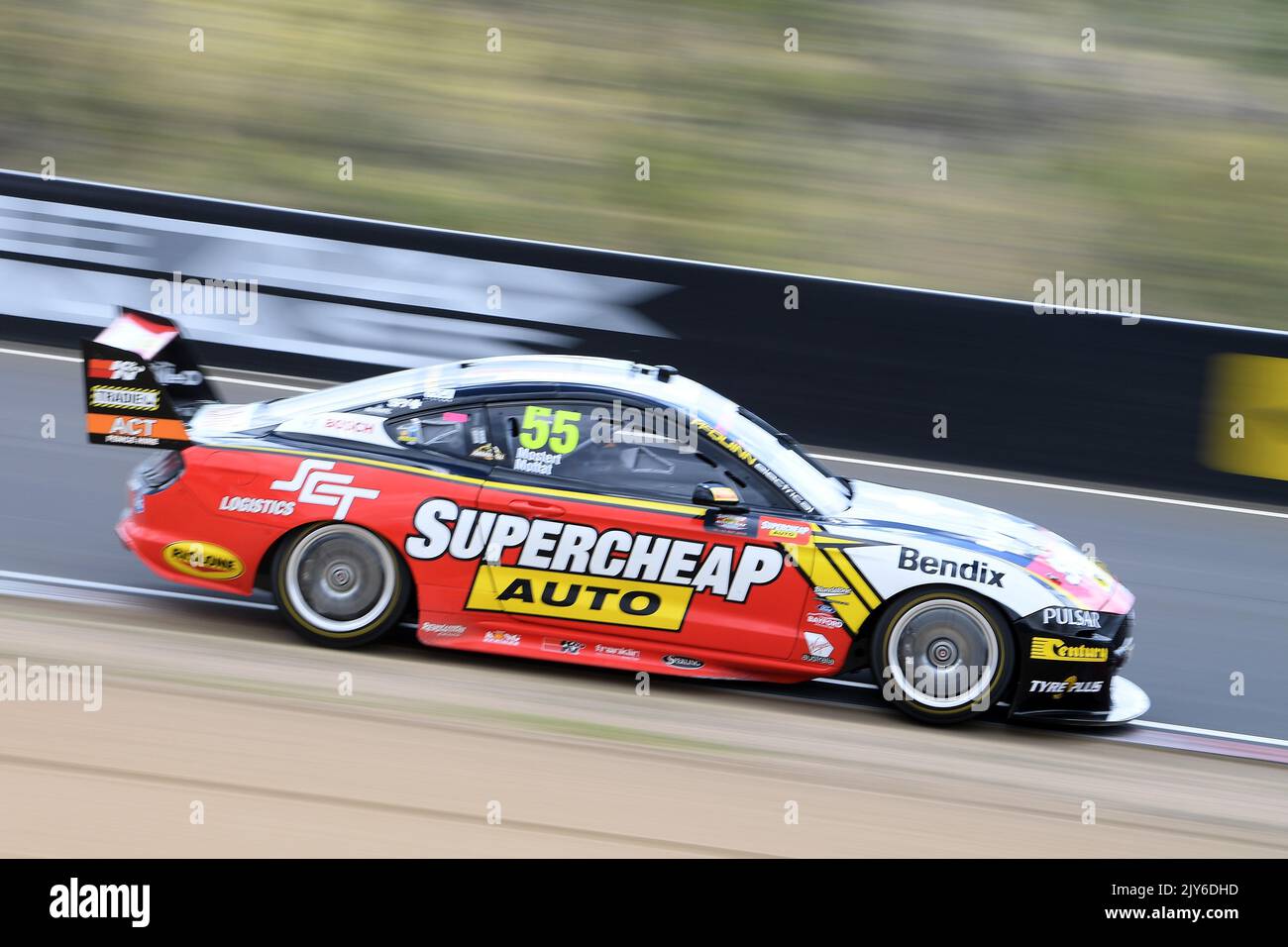 Chaz Mostert in the Supercheap Auto Racing Ford during practice ahead ...