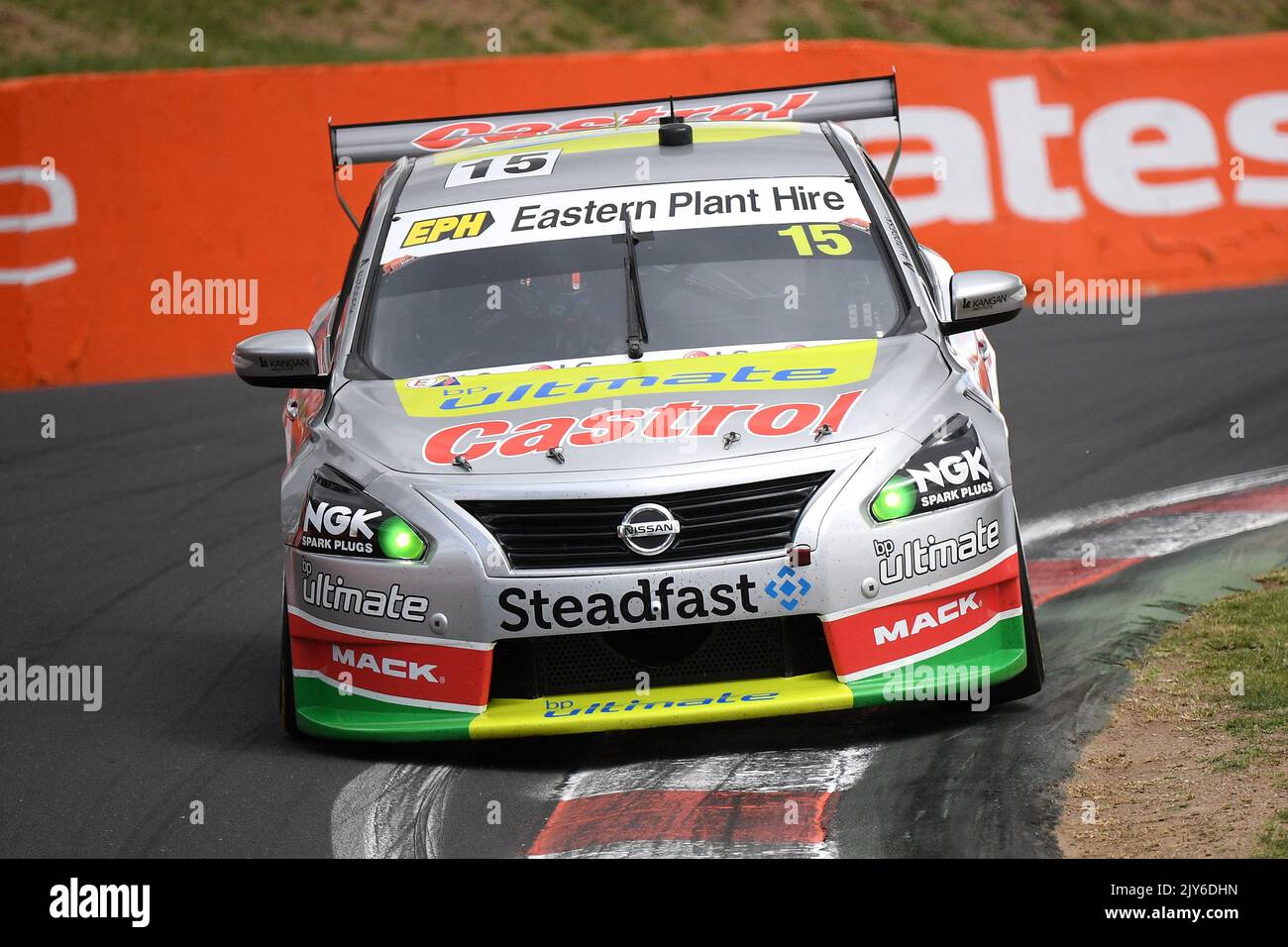 Rick Kelly in the Castrol Racing Nissan during practice ahead of the ...