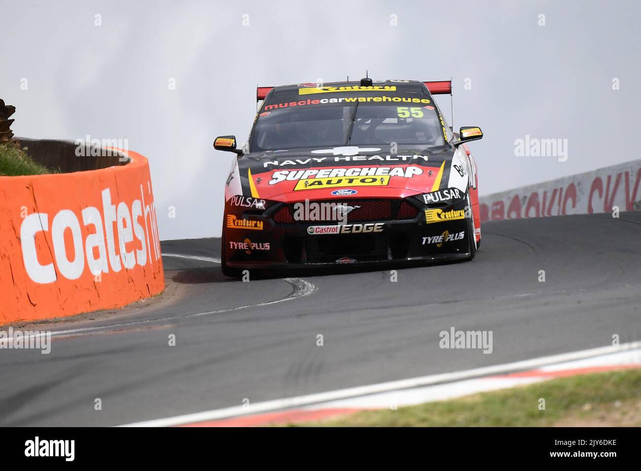 Chaz Mostert in the Supercheap Auto Racing Ford during practice ahead ...