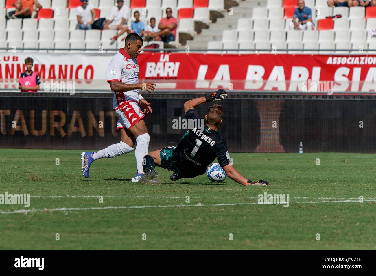 San Nicola stadium, Bari, Italy, September 03, 2022, Waild Cheddira ...