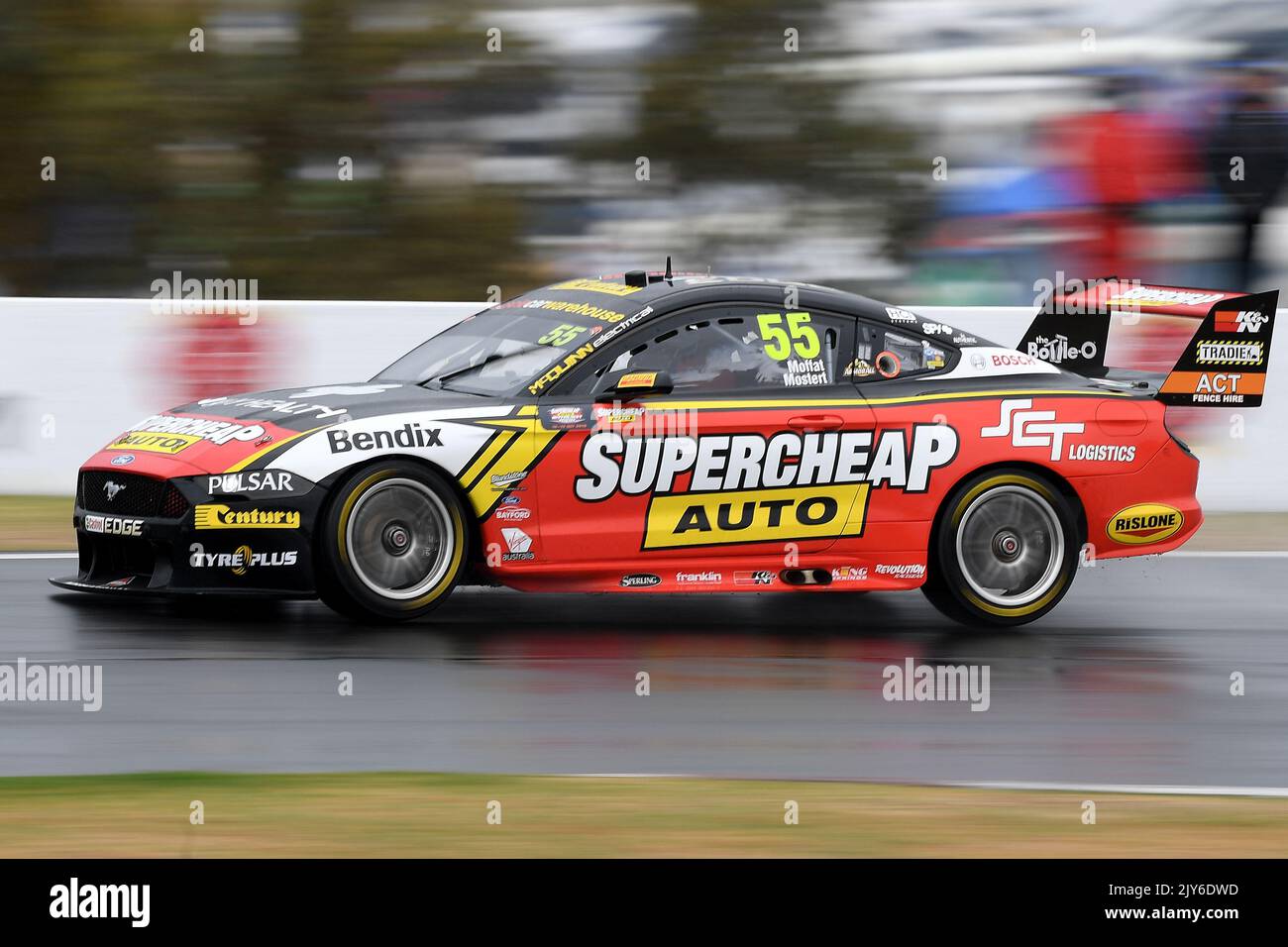 Chaz Mostert in the Supercheap Auto Racing Ford during qualifying ahead ...