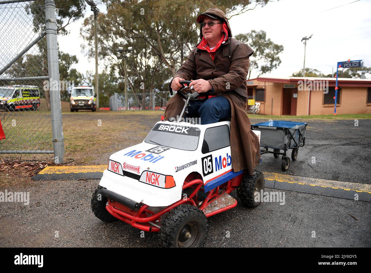 Camper Brad Denning is seen during the 2019 Bathurst 1000 at the Mount ...