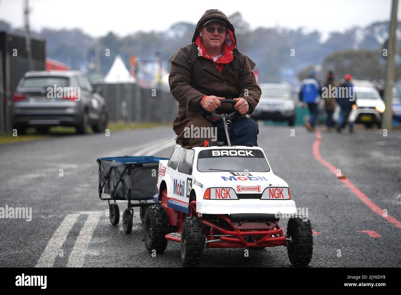 Camper Brad Denning is seen during the 2019 Bathurst 1000 at the Mount ...