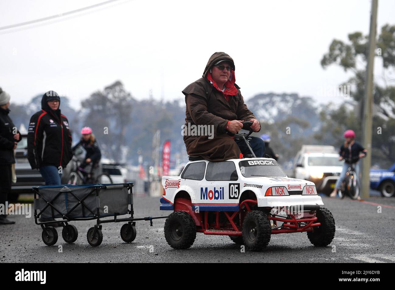 Camper Brad Denning is seen during the 2019 Bathurst 1000 at the Mount ...