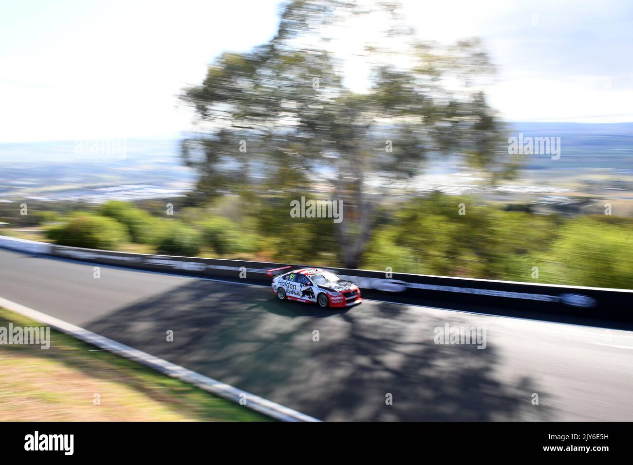 Garth Tander in the Red Bull Holden Racing Team Holden during practice ...