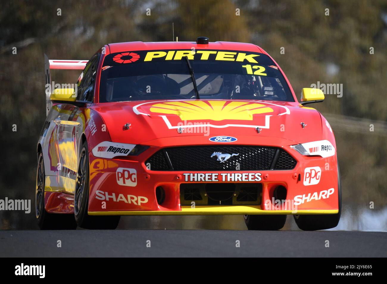 Tony D'Alberto in the Shell V-Power Racing Team Ford during practice ...