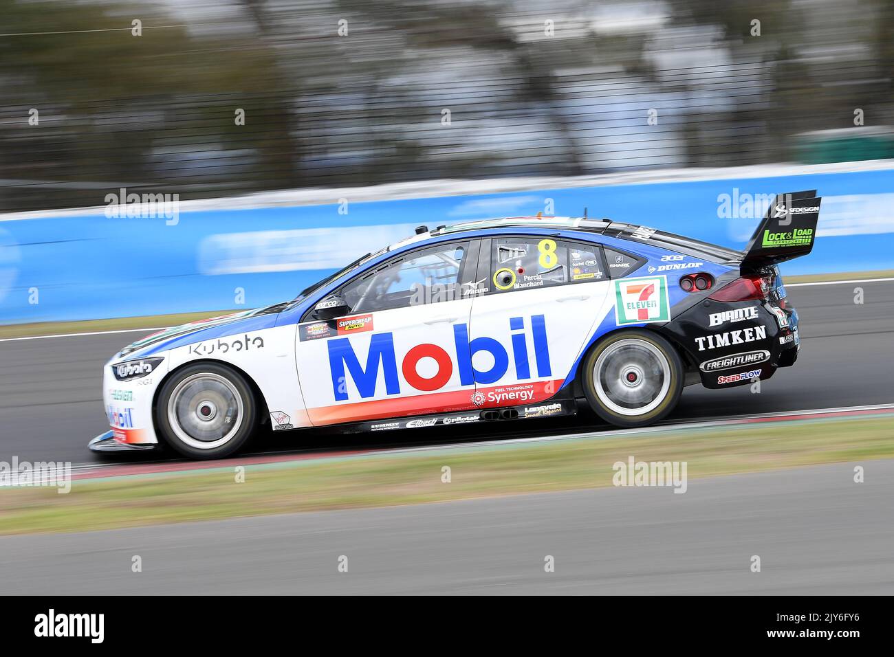 Nick Percat in the 7-Eleven Mobil Racing Holden during a practice ...