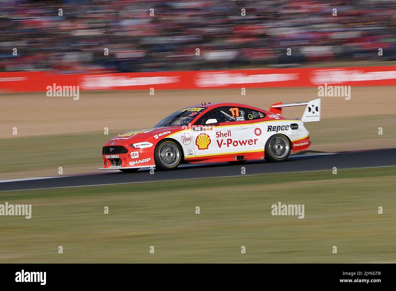 Scott McLaughlin in the Shell V-Power Racing Team Ford during the 2019 ...