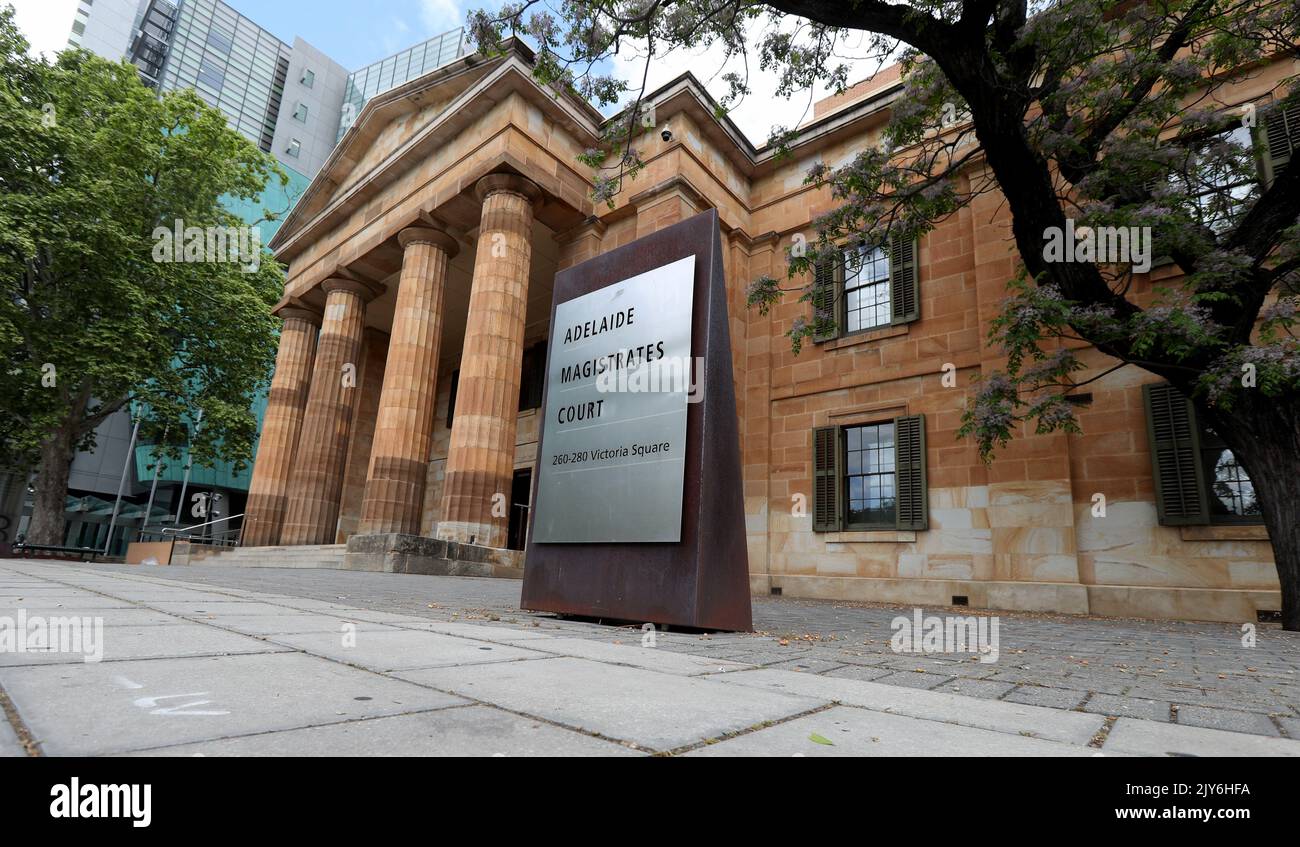 The Adelaide Magistrates Court on Angas Street in Adelaide, Monday ...