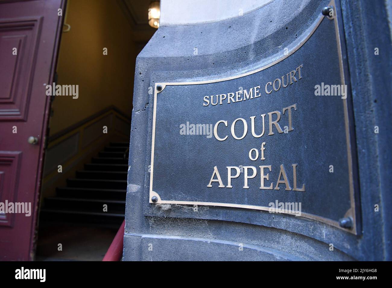 General view of signage for Court of Appeal, Melbourne, Monday, October ...