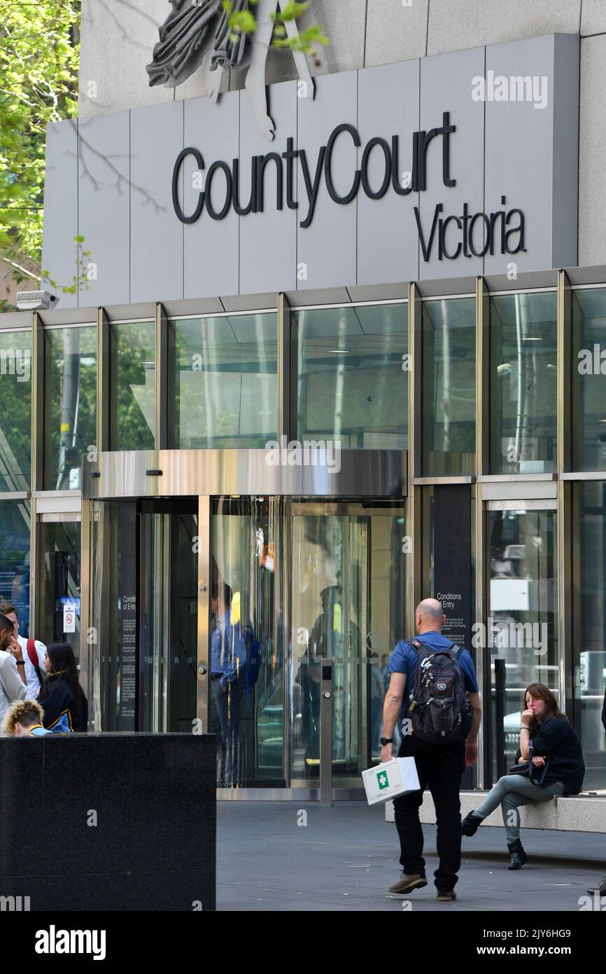 General view of the County Court of Victoria, Melbourne, Monday ...