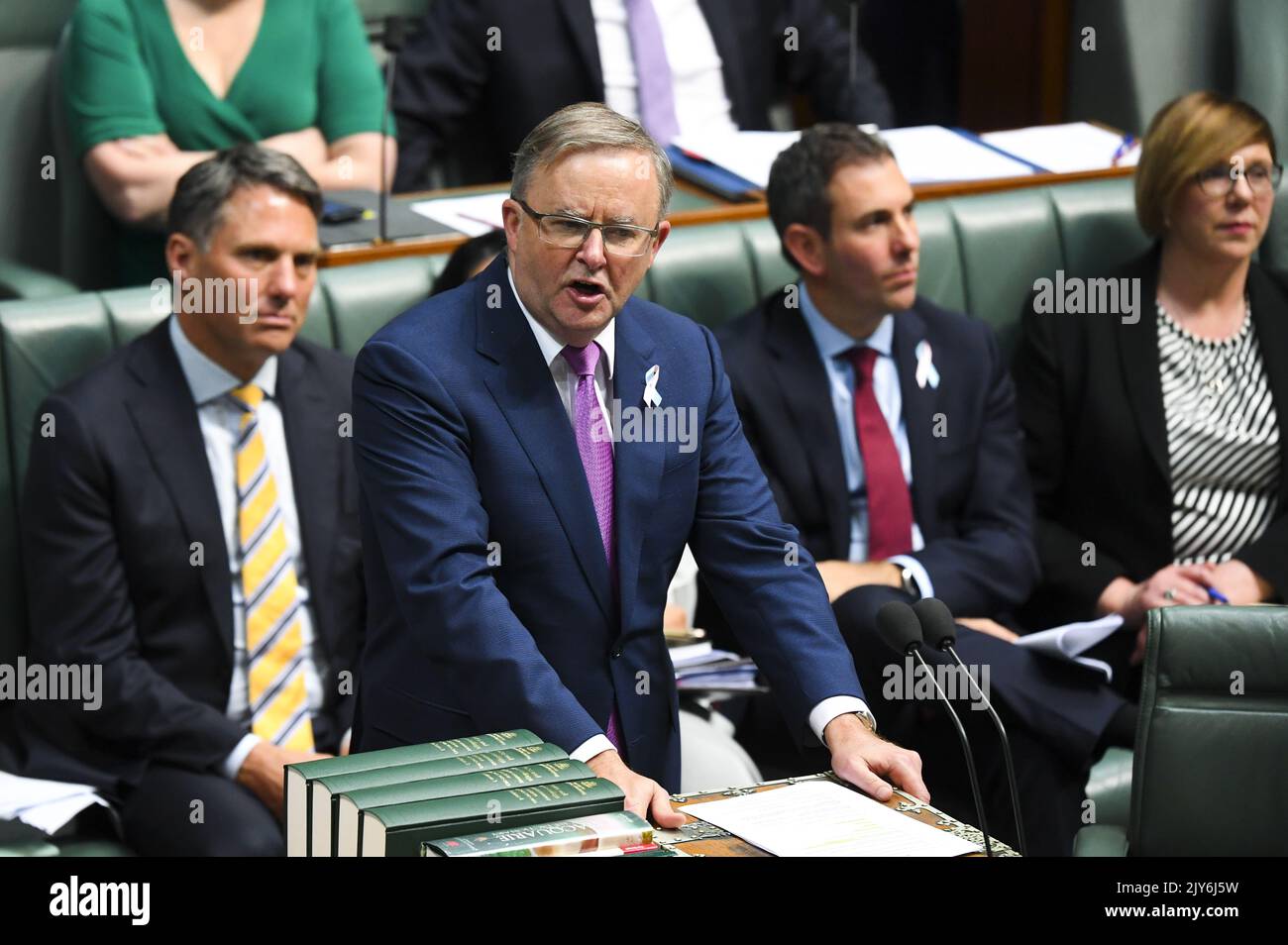 Australian Opposition Leader Anthony Albanese speaks during House of ...