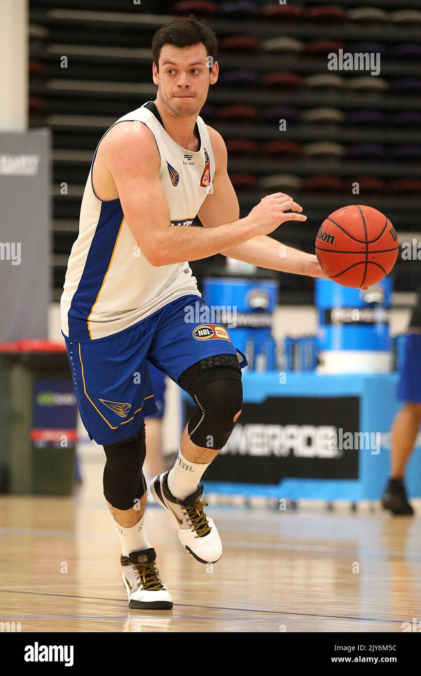 Jason Cadee is seen during a Brisbane Bullets training session in ...