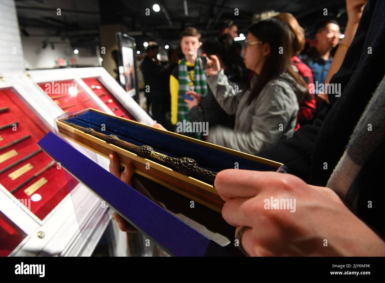 Harry Potter fans are seen shopping at the Harry Potter Concept store ...