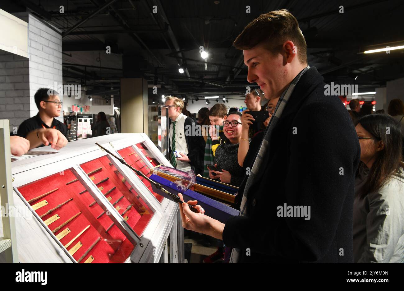 Harry Potter fans are seen shopping at the Harry Potter Concept store ...