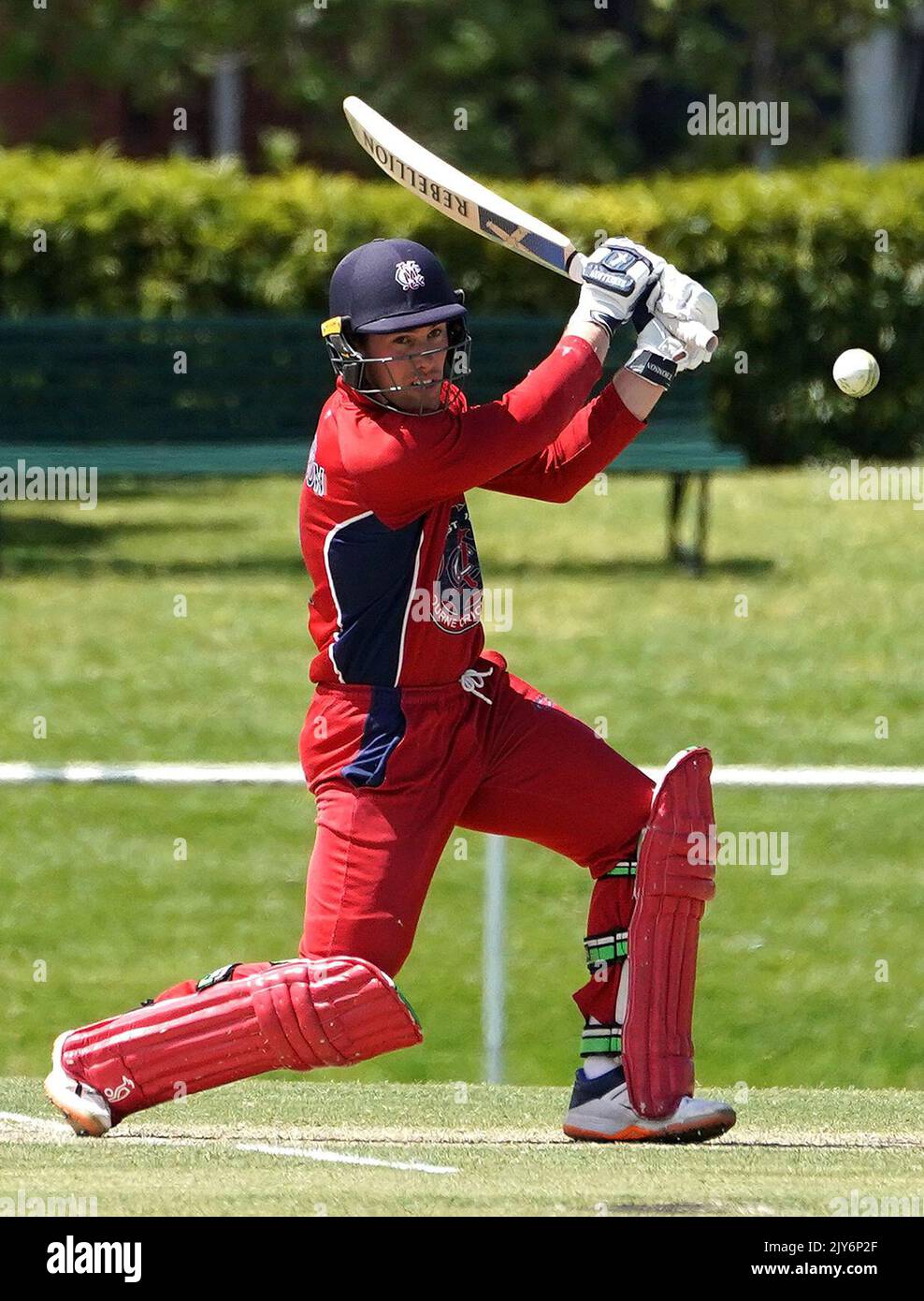 Blake Thompson of Melbourne in action during the Victorian Premier ...