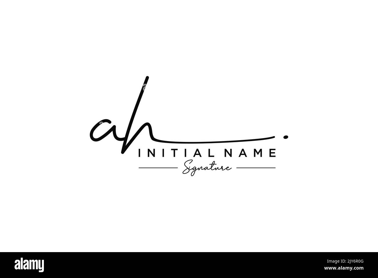 Ah monogram logo Black and White Stock Photos & Images - Alamy