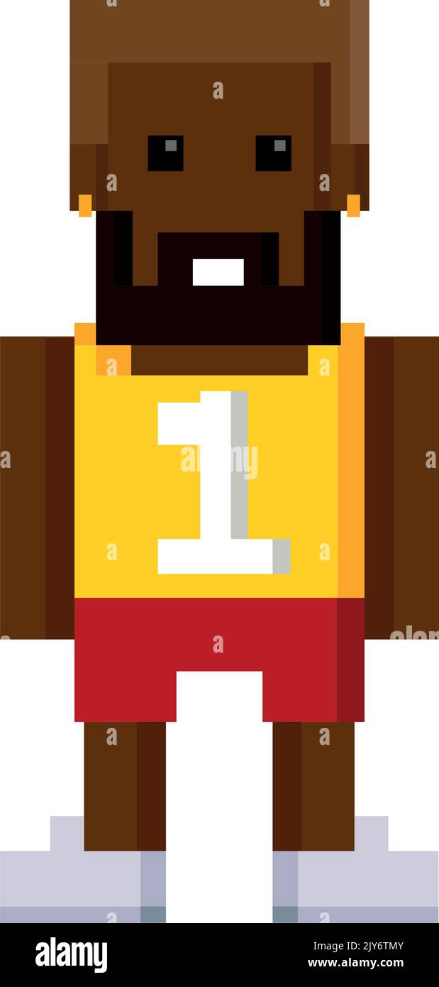 player man pixel 8 bit Stock Vector Image & Art - Alamy