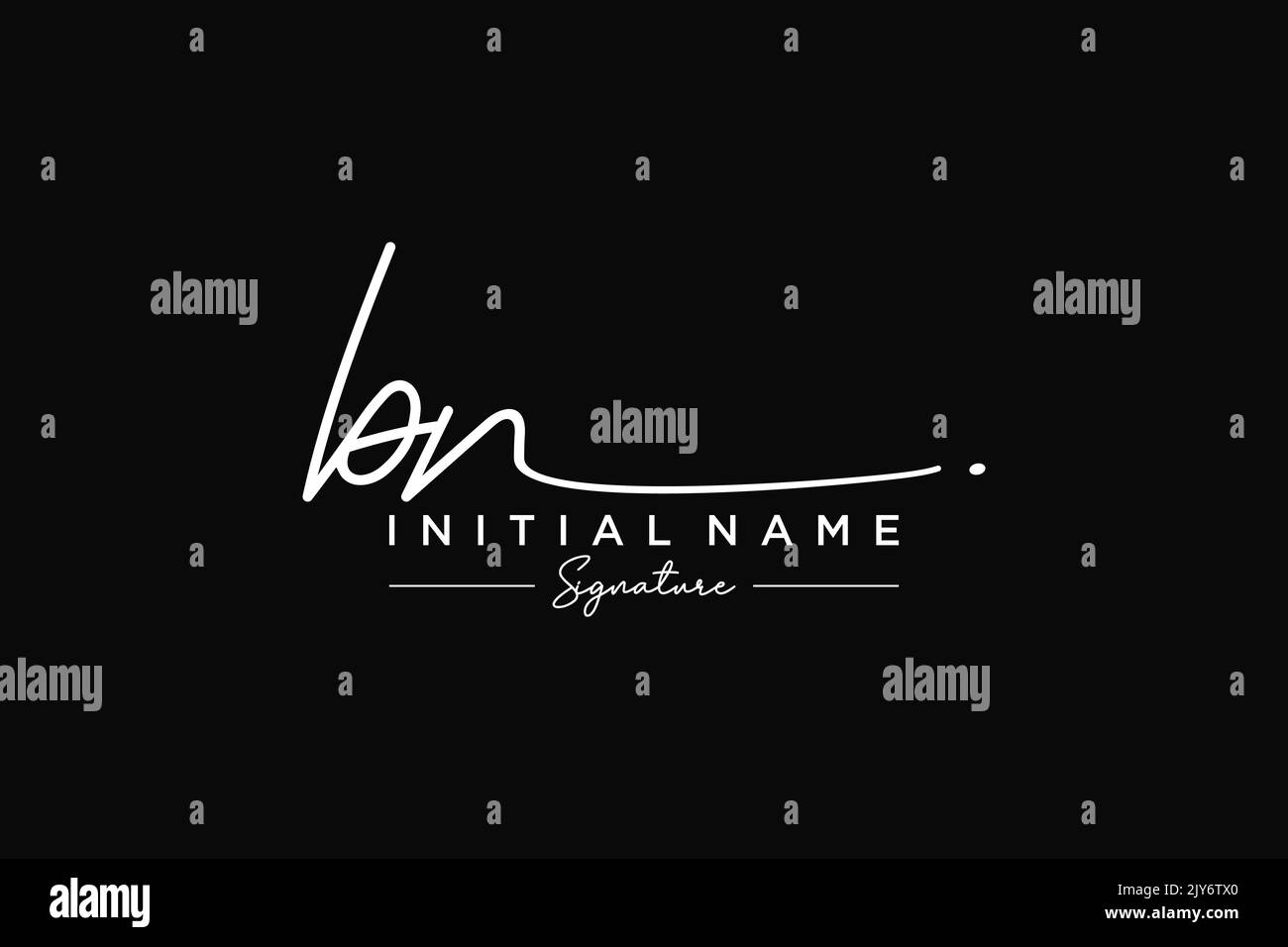 Bn signature hi-res stock photography and images - Alamy